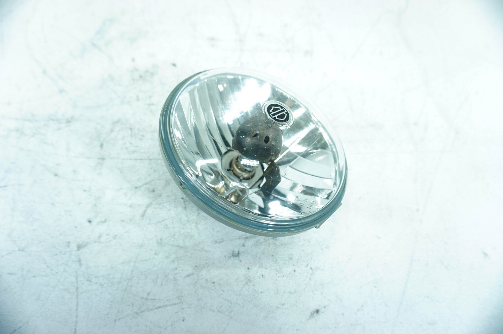 09 Harley Dyna Super Glide Custom Headlight Head Light Lamp Headlamp 5 ...