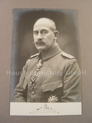 115562: Prinz Max von Baden, General der Kavallerie, Foto-Postkarte ...