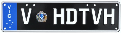 Peter Brock HDT Commodore VH HDT Custom VIC Prestige Euro Number Plates ...