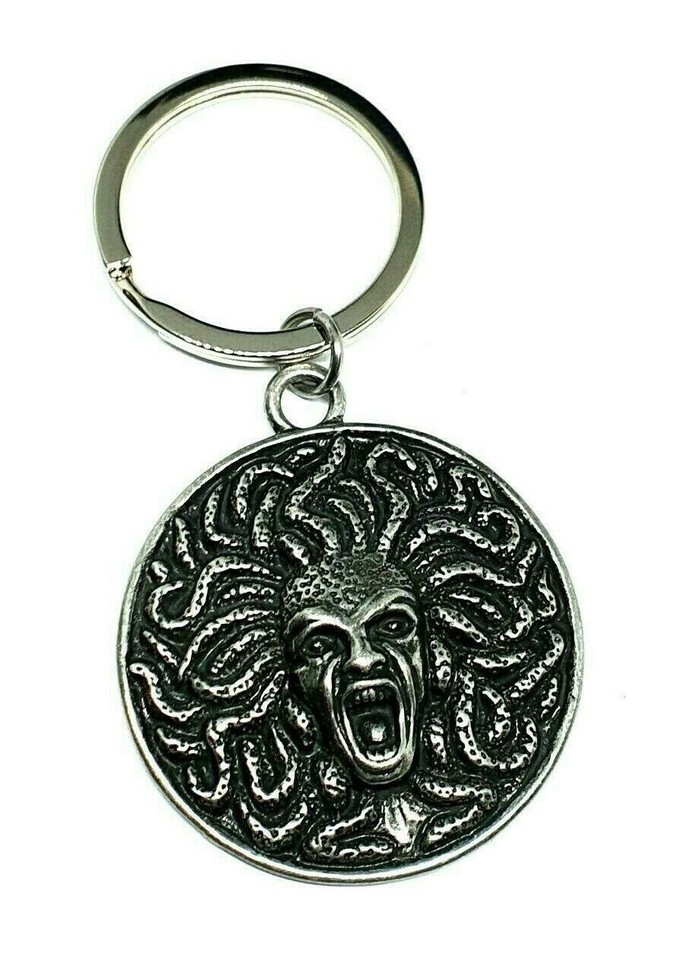 Medusa Keyring Goddess Curse Queen of Protection Greek Gorgon Keyring ...