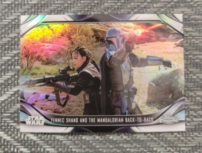 2022 Chrome Star Wars Mandalorian Short Print #SB-10 Fennec Shand and ...