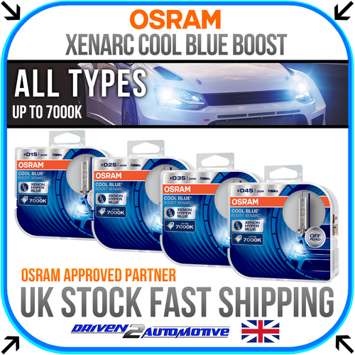 OSRAM XENARC COOL BLUE BOOST 7000k HID Xenon Upgrade Bulbs D1S D2S D3S ...