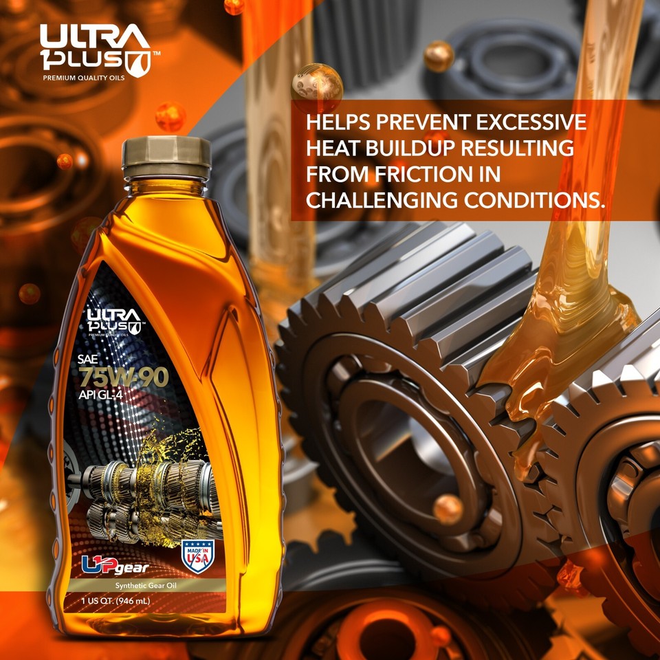 Ultra1Plus SAE 75W-90 Synthetic Gear Oil API GL-4 (6 QTS) | eBay