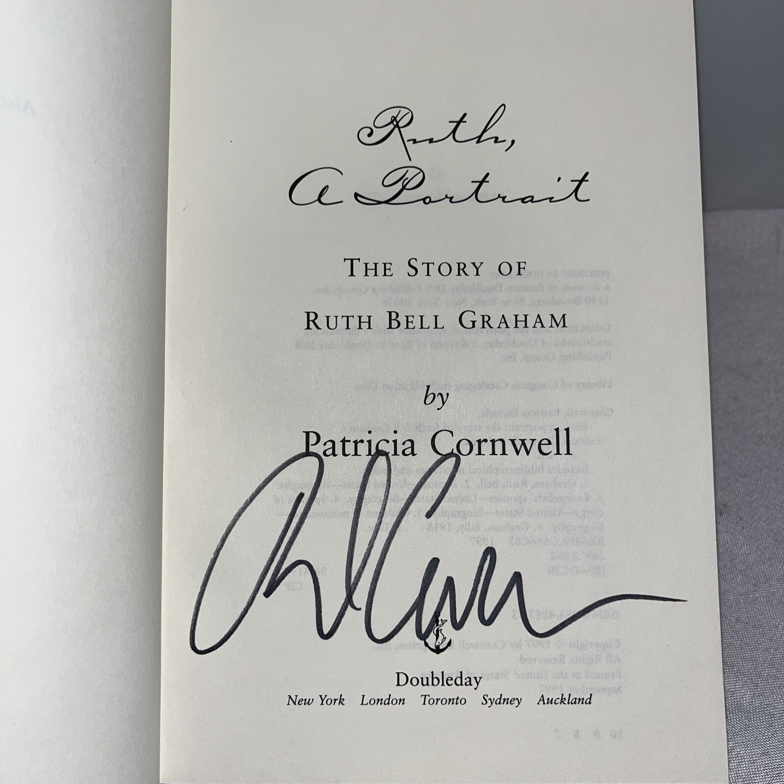 Ruth, A Portrait : The Story of Ruth Bell Graham by Patricia Cornwell ...