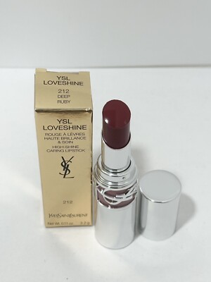 YSL Loveshine Lip Oil Stick 212 DEEP RUBY NIB | eBay
