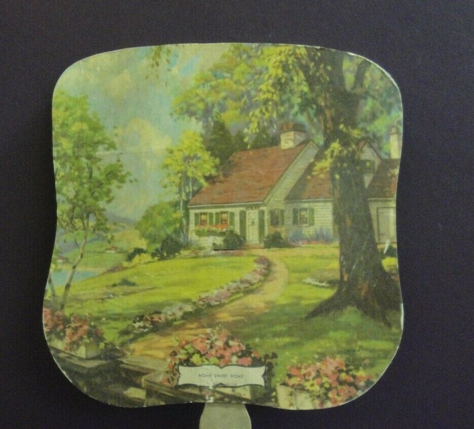 Vintage Paper Advertising Fan by Thomas D Murphy for Cosby Self Service ...