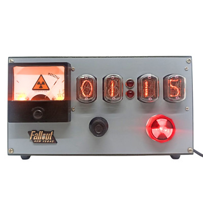 Fallout New Vegas Game Nixie Tube Table Clock with IN-12 Tubes Post ...