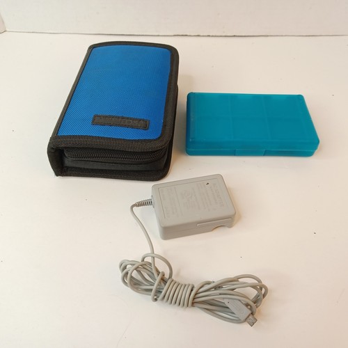 Nintendo DSi Blue Console Charger Stylus 12 Games Case | eBay