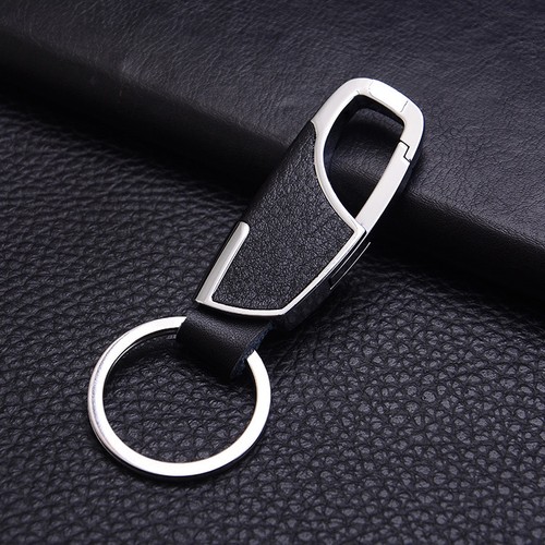 Creative Leather Keychain, Men's Creative Gift Key Chain Pendant, Metal ...
