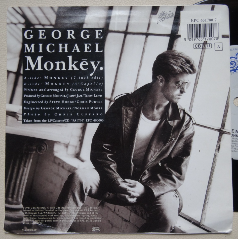 GEORGE MICHAEL MONKEY (7inedition / (Acapella) 7# VINYL SINGLE ...