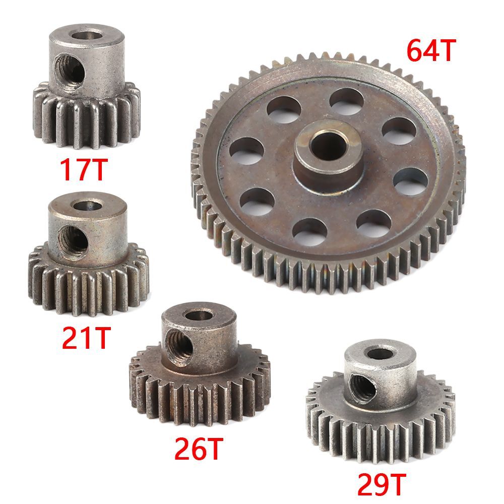 HSP Metal Diff Unlimited Steel Teeth Main Gear 1/10 RC Parts Motor ...