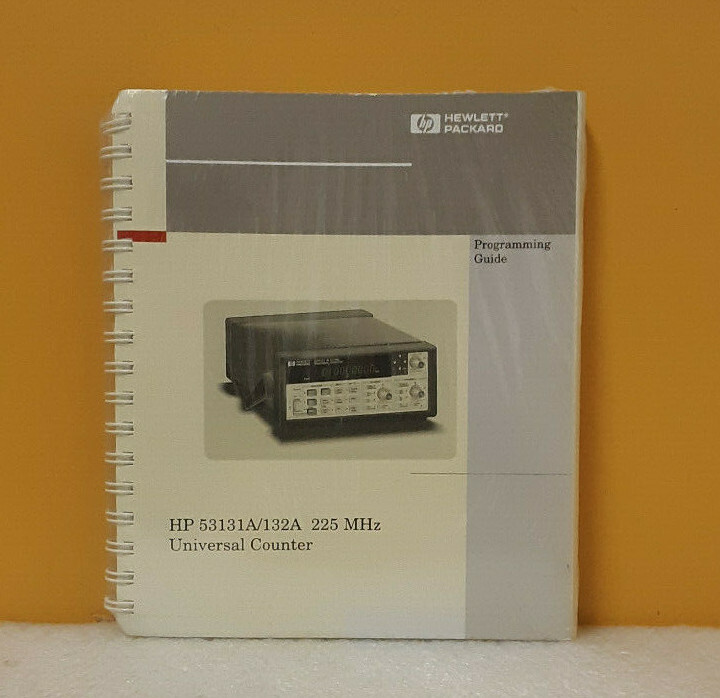 HP 53131-90044 53131A/132A 225MHz Universal Counter Programming Guide ...