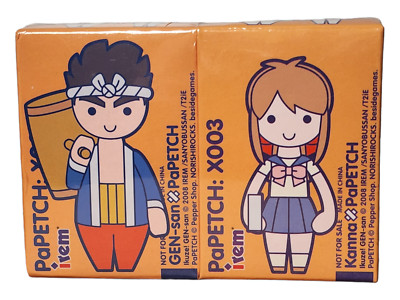 Gen-San Papetch: X002 and Kanna Papetch: X003 Hammerin Harry New/Sealed ...