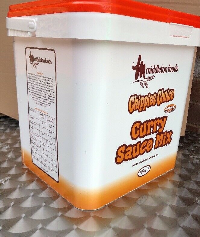 10kg Bucket of Chip Shop Style Curry Sauce Mix Fish and Chips Chippies ...