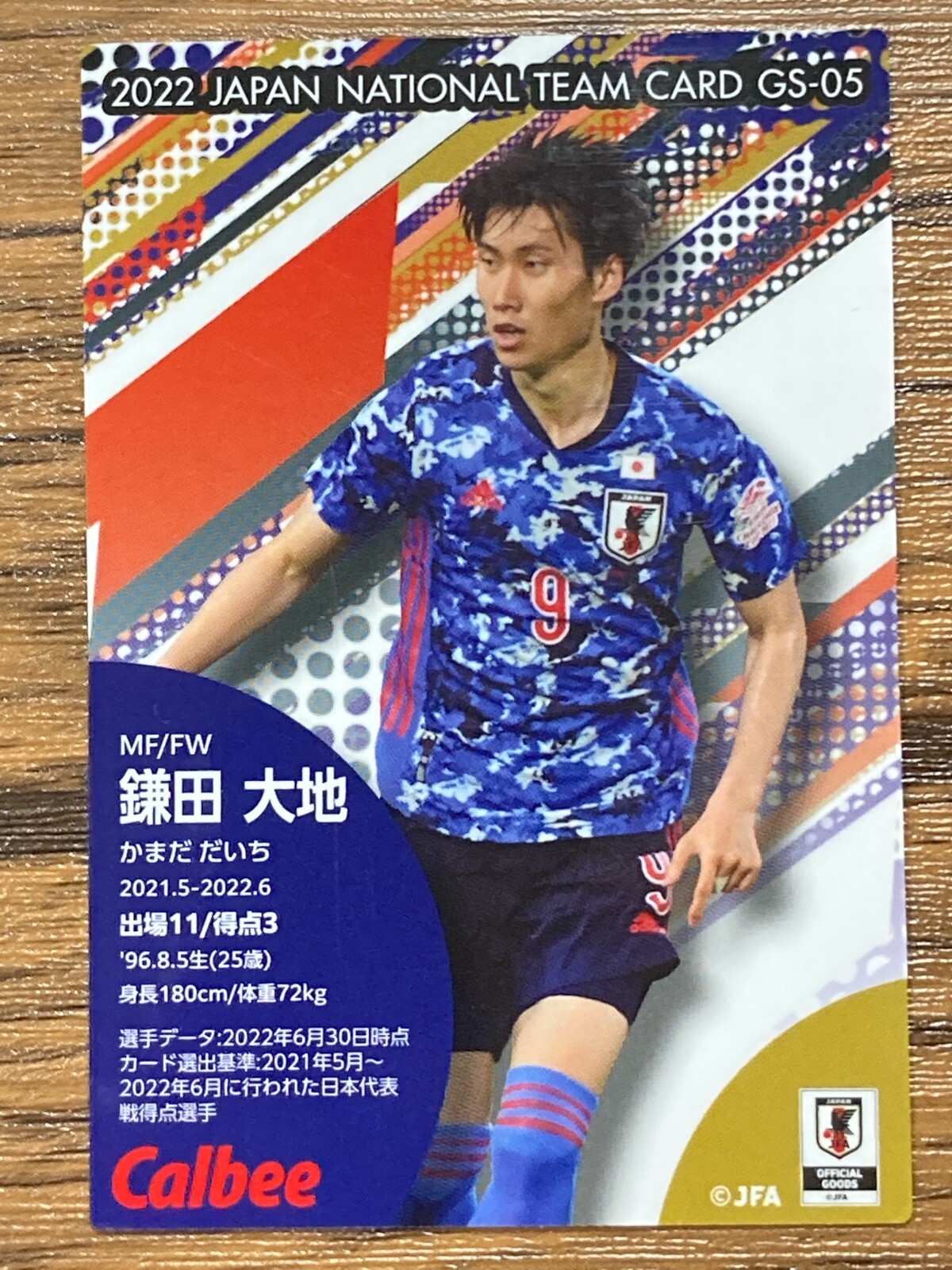 Daichi Kamada Card Set Japan Samurai Blue Soccer 2022 Qatar World Cup ...