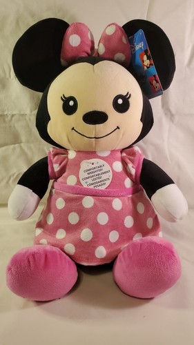 New Disney Minnie Mouse 14" Weighted Relaxing Emotional Support Plush ...