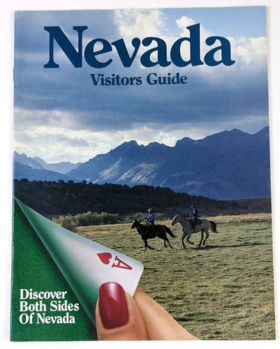 1989 Nevada Visitors Guide VTG Travel Tourist Magazine Things to Do See ...