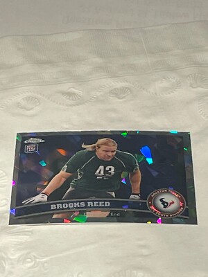 2011 Topps Chrome Crystal Atomic Refractor /139 Brooks Reed #102 Rookie ...