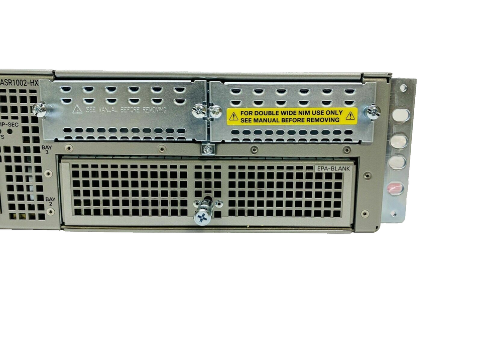Cisco ASR1002-HX System,4x10GE+4x1GE, 2xP/S, ASR1002HX-IPSECHW Crypto ...