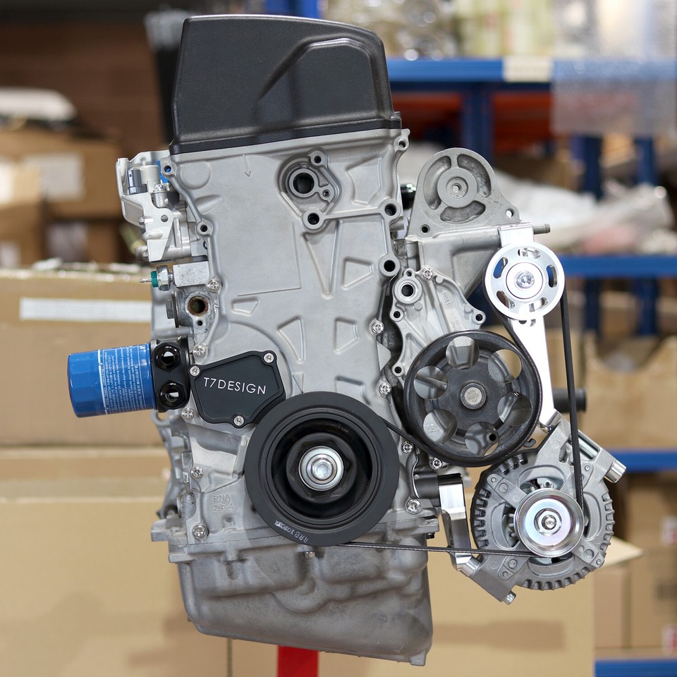 Honda K20 K24 Alternator Relocate Relocation Kit - Raw Billet EP3 DC5 ...