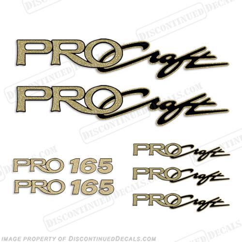 Fits ProCraft Boats & Pro 165 Logo Decal Package | eBay