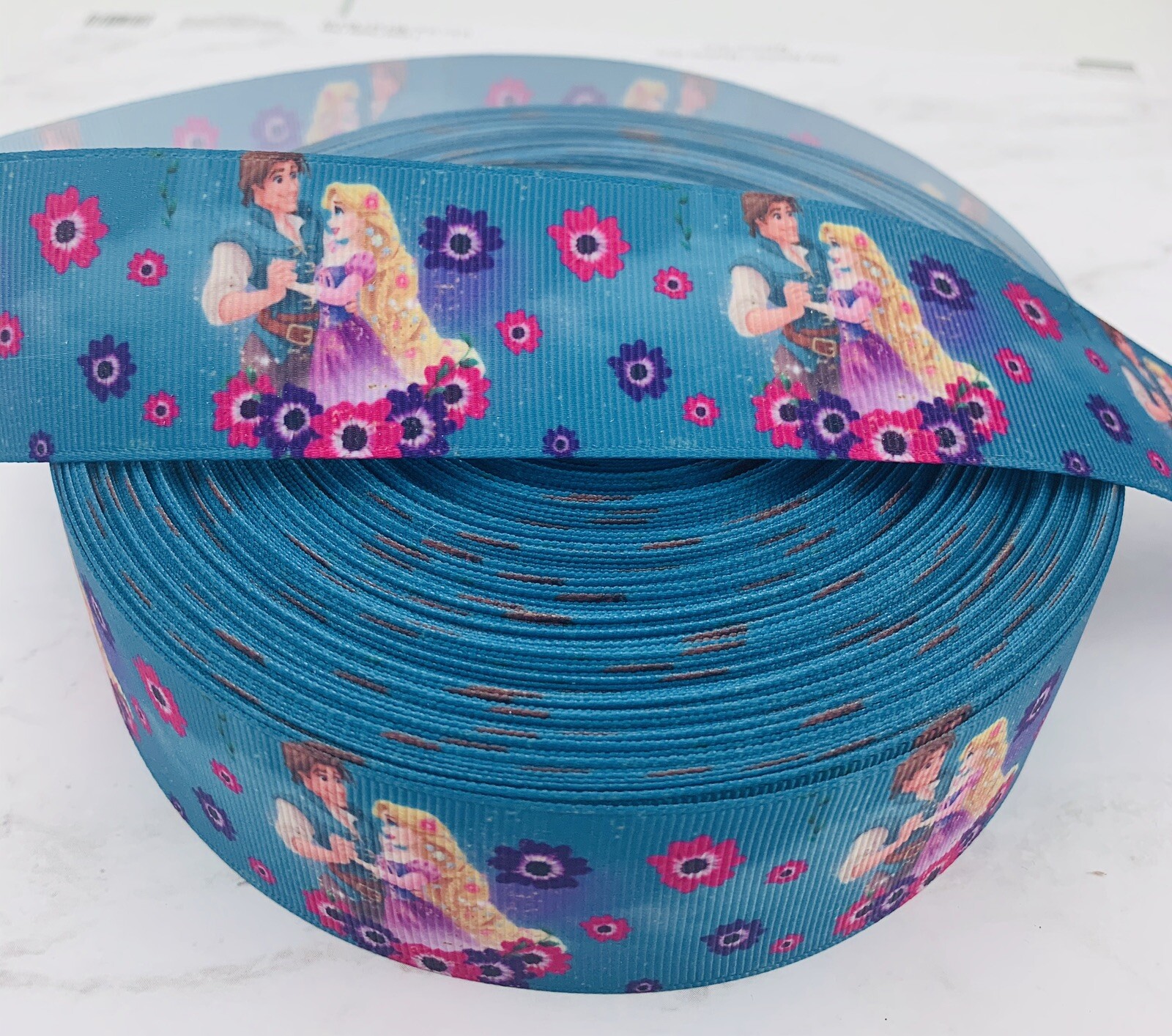 Tangled Rapunzel Disney Princess Character Grosgrain Ribbon 1.5” 2 ...
