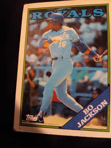 1987 topps bo jackson rookie card error | eBay