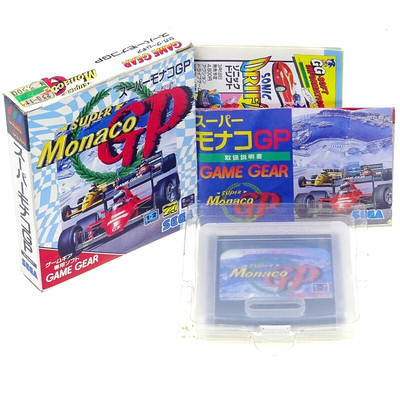 SUPER MONACO GP SEGA GAME GEAR Japan Import GG Racing Complete somewhat ...