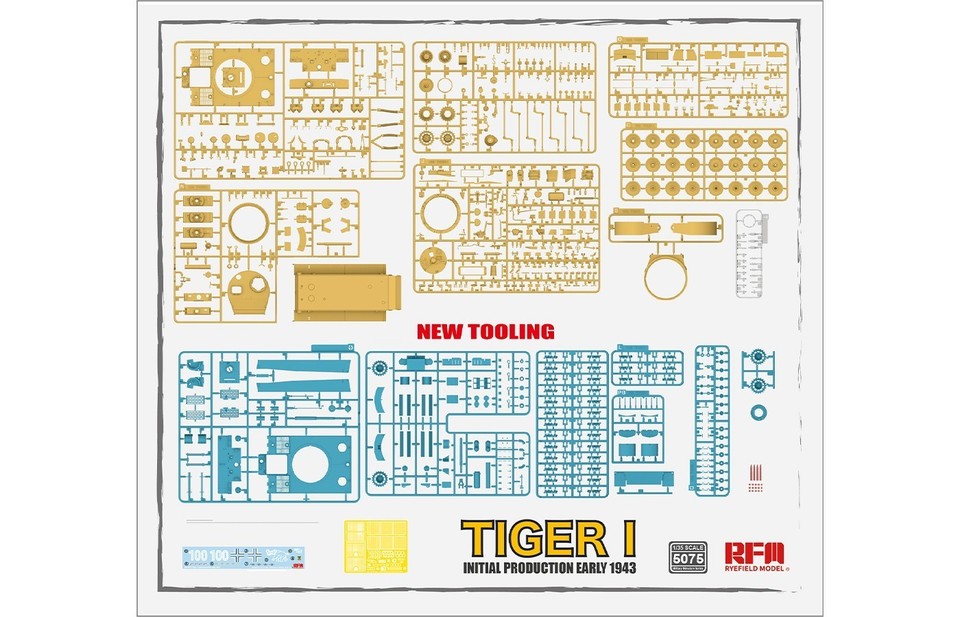 RyeField Model RM 5075 RFM 1/35 Tiger I Initial Production Early 1943 ...