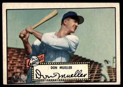 1952 Topps Don Mueller New York Giants #52 | eBay