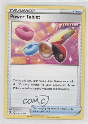 Power Tablet Pokemon Sword & Shield Fusion Strike #236 | eBay