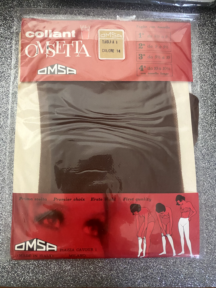 💎 COLLANT VINTAGE OMSA OMSETTA MICRO MESH RHT PANTYHOSE | eBay