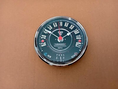 MEGA-QUARTZ 100mm BEZEL Quartz Clock insert movement Mini Cooper S dial ...