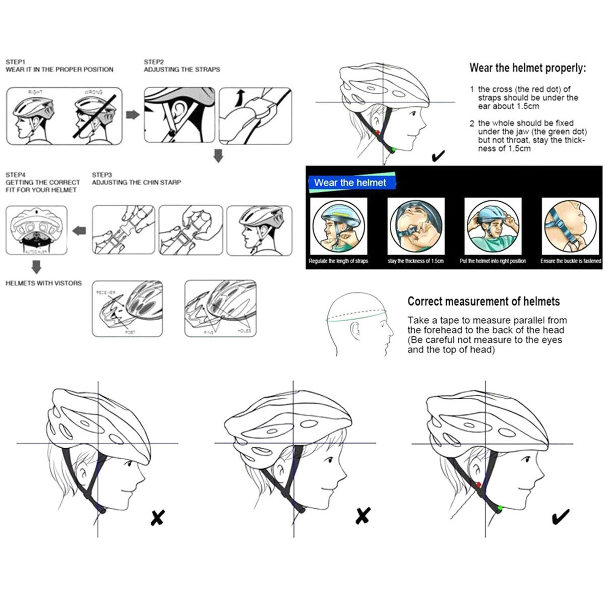 Men Women Adult Road Safety Cycling Helmet Mountain Bike MTB Helmet ...