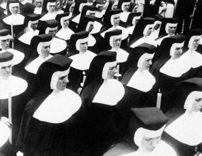 The nuns in the procession in Berlin Germany on June 16 1933 Old Photo ...