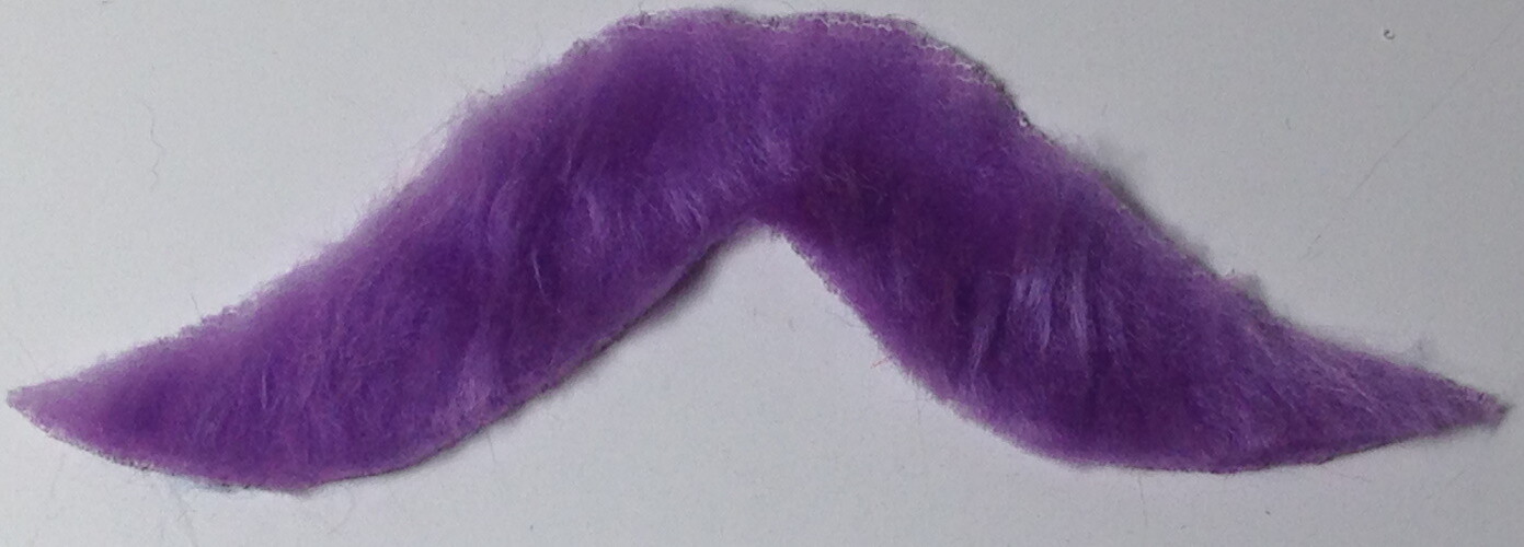 Fake sticky colonel moustache, gunslinger, cowboy tash, stick on Elliot ...