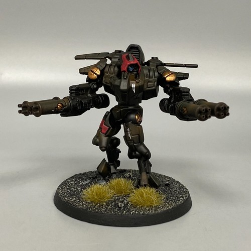 XV9 CRISIS BATTLESUIT WITH TWIN LINKED BURST CANNONS FORGE WORLD TAU ...
