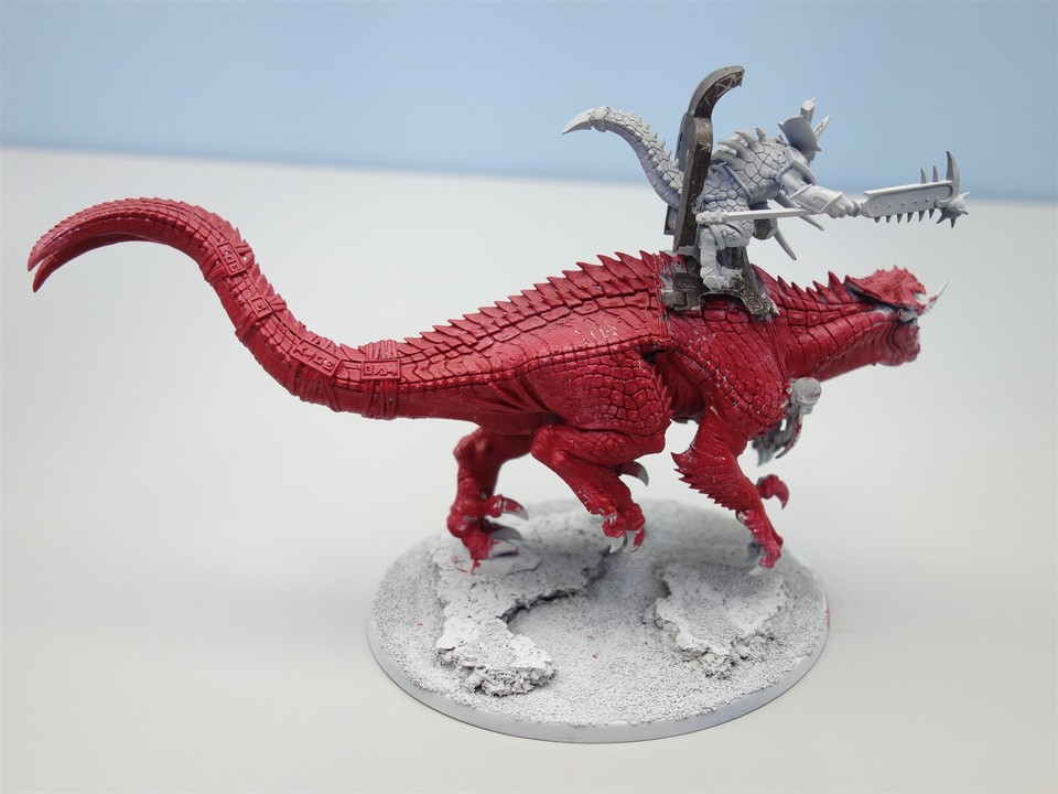 Warhammer Fantasy Lizardmen AoS Order Seraphon: Saurus Scar-Veteran on ...