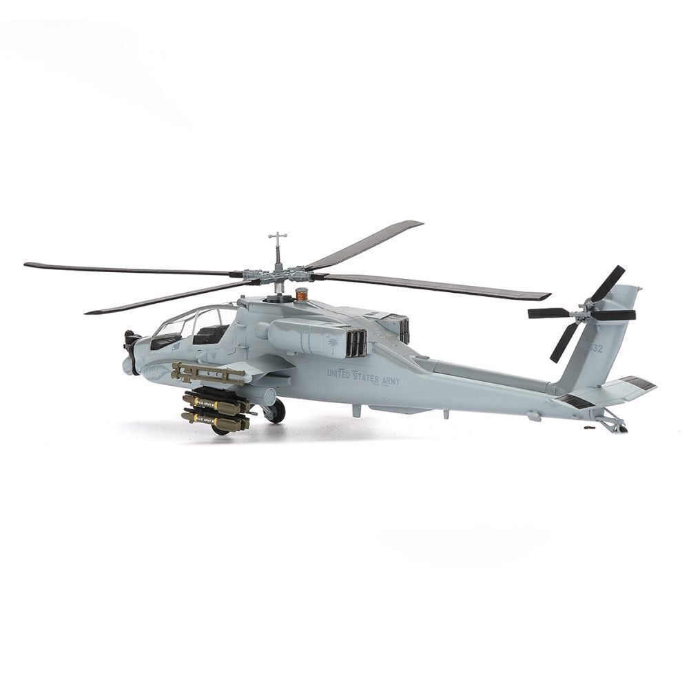 1/72 Apache AH-64A Armed Attack Helicopter Gunships Model Toy Aircraft ...