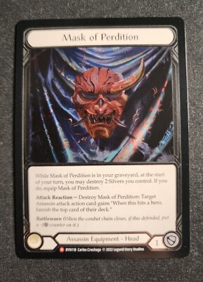 Flesh & Blood TCG - Cold Foil - Mask of Perdition [DYN118] - Majestic ...
