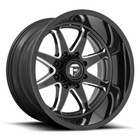 4-Fuel D749 Hammer 22x10 6x5.5" -18mm Black/Milled Wheels Rims 22" Inch ...