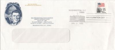 Inauguration cover, Ronald Reagan, unknown cachet, 1985 | eBay