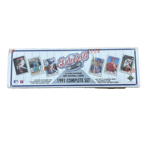 1991 Upper Deck Baseball Complete Set - Factory Sealed 800 Cards | eBay