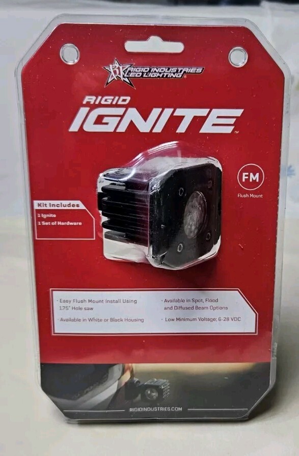 RIGID Ignite Flush Mount Backup LED Light Kit, Big Output 1000 Lumens ...