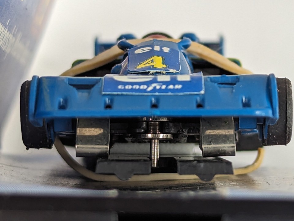 Rare Vintage Aurora A/FX G + Plus Tyrell Elf Six Wheeler #4 Slot Car ...