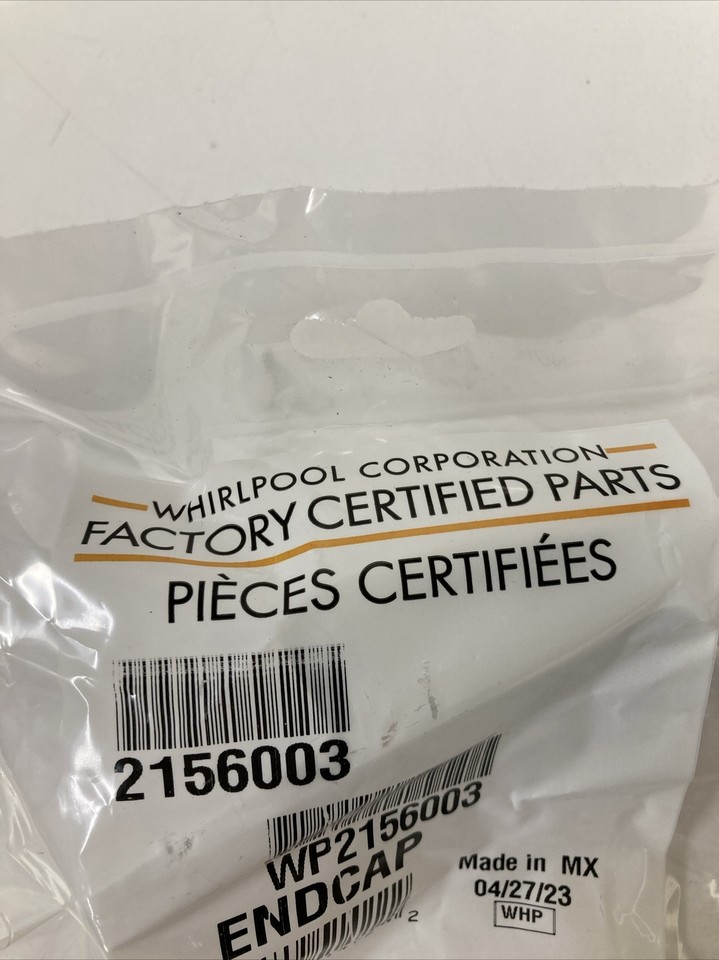 New Genuine OEM Whirlpool Shelf Retainer Bar Support WP2156003 | eBay