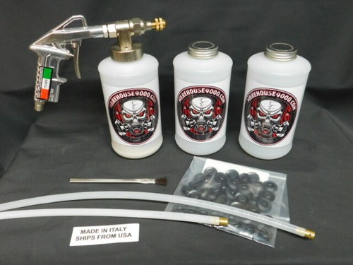 FLUID FILM, PFC, PRO UNDERCOAT SPRAY GUN KIT WANDS Made in Italy 50 ...