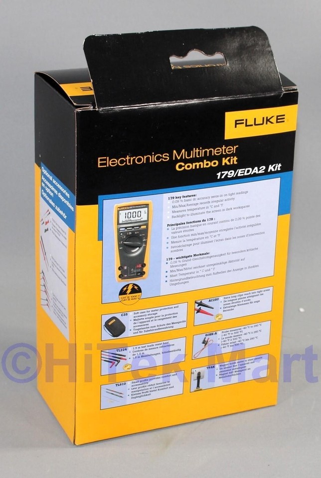 Fluke 179/EDA2 True RMS Digital Multimeter Deluxe NEW IN BOX MFD 2023 ...