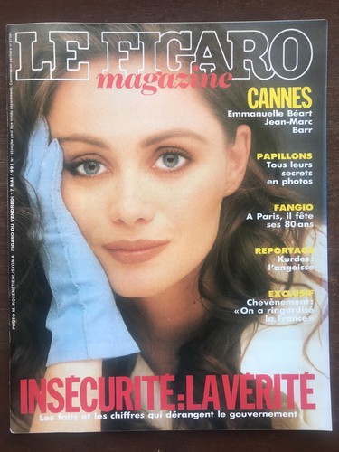 LE FIGARO MAGAZINE EMMANUELLE BEART PAPILLONS JEAN-MARC BARR RAOUL DUFY FANGIO | eBay