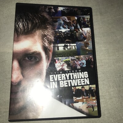 Tim Tebow: Everything In Between - DVD By Tim Tebow W Poster And Fast ...